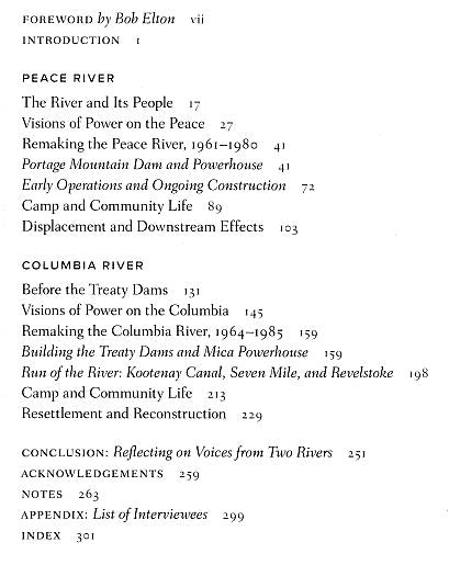 Voices from Two Rivers | BC Hydro Power Pioneers Online Store